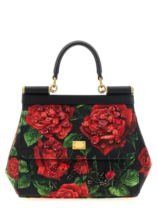 Dolce & Gabbana Sicily' Small Handbag - Red
