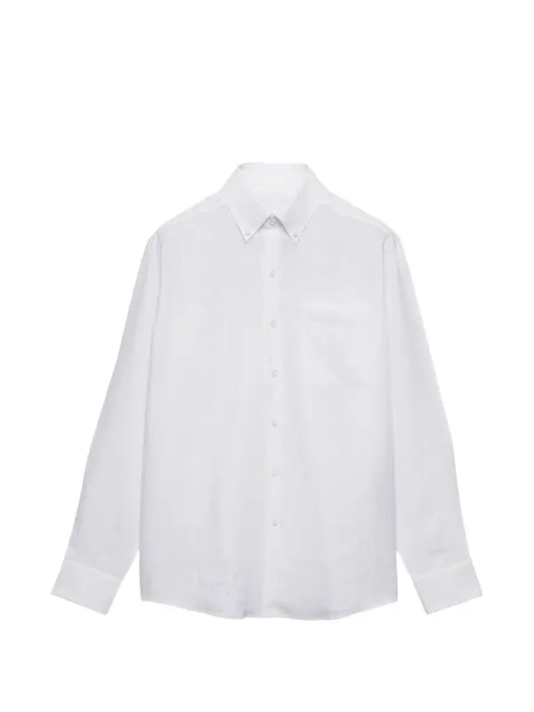 Prada Oversized Button-down Shirt - Bianco
