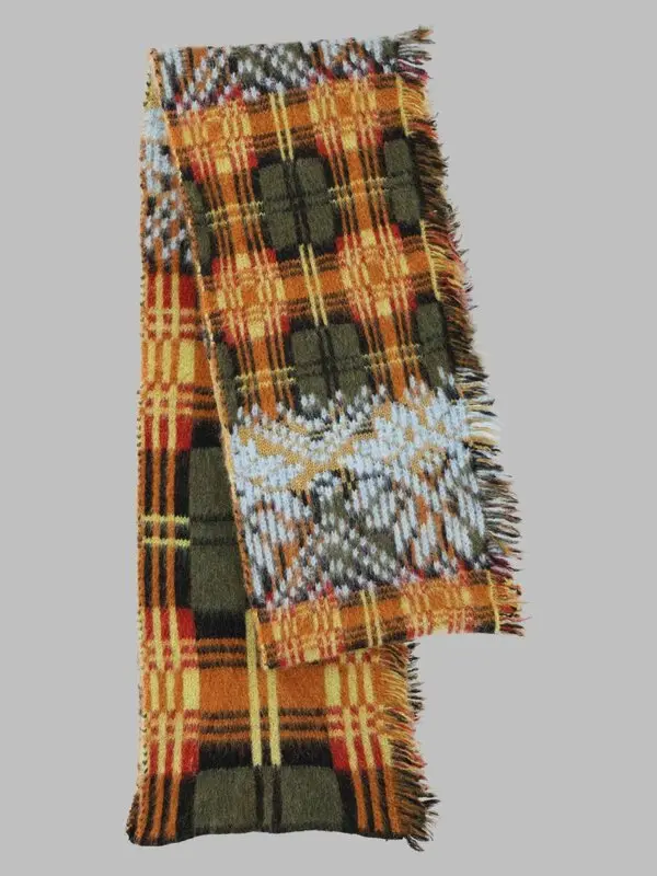 Dries Van Noten Paintwork Wool-blend Scarf For - Multicolour