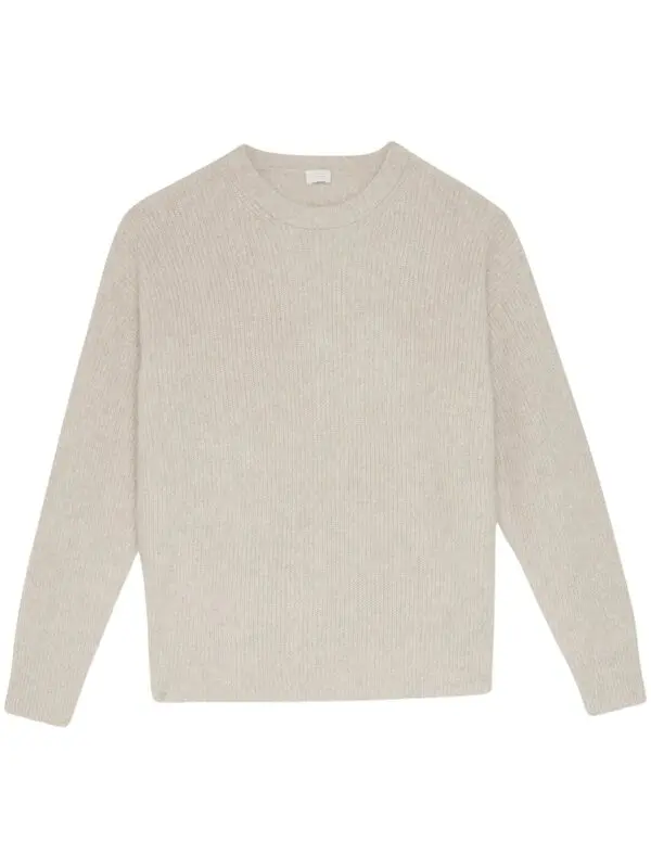 CT PLAGE Hair And Fox Wool Crew Neck Sweater