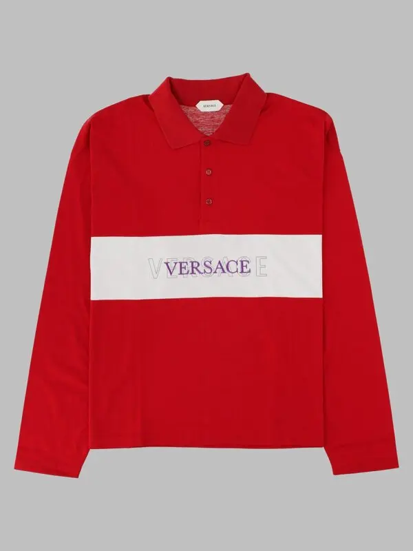 Versace Classic Polo Shirt With Medusa Detail