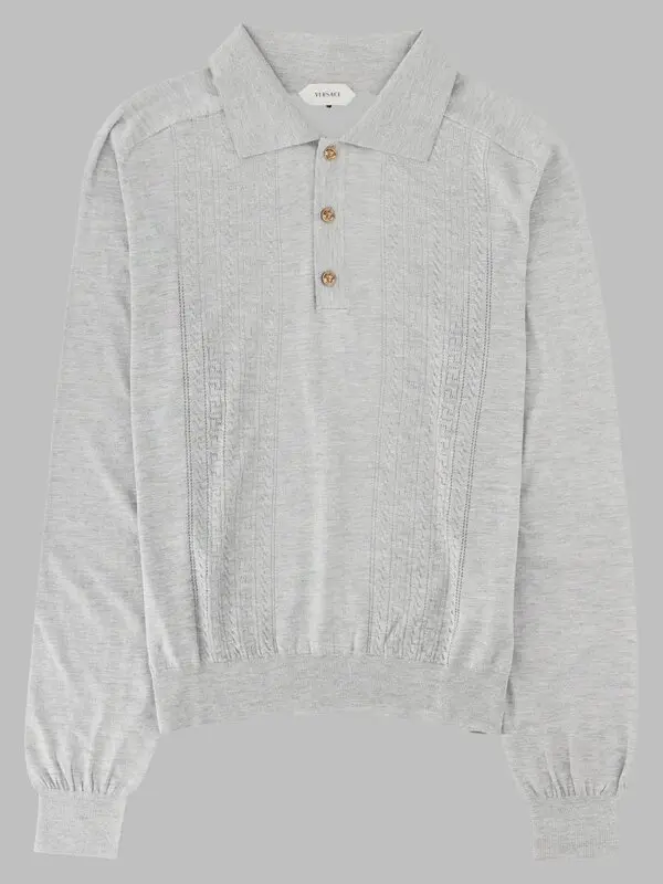 Versace Medusa-emblem Knit Sweater