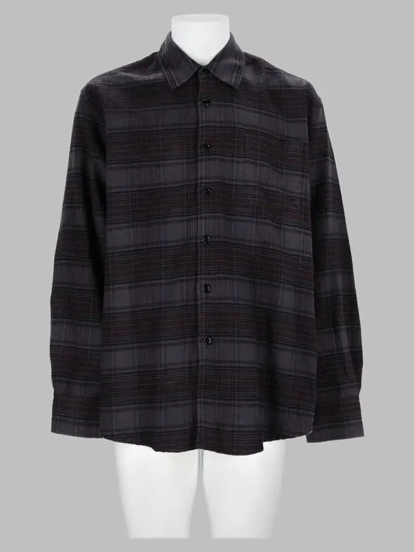 Our Legacy Checked Flannel Button-up Shirt - Grey