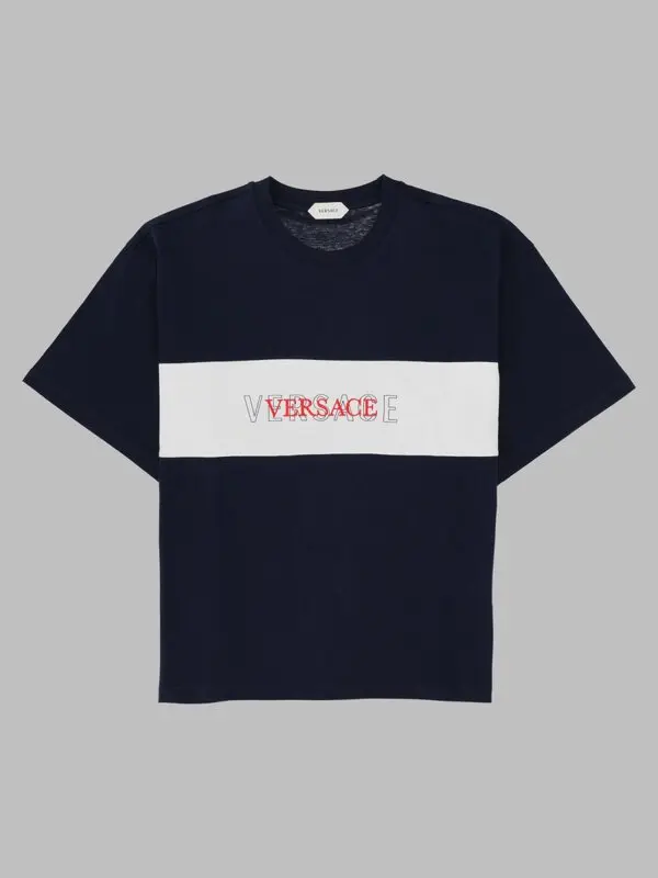 Versace Versatile Graphic T-shirt - Blue