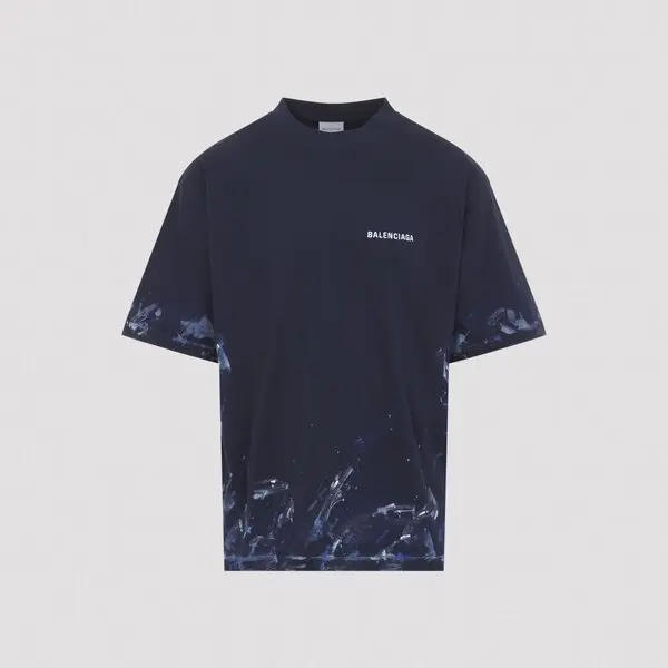 Balenciaga Logo T-shirt 764235 - Navy