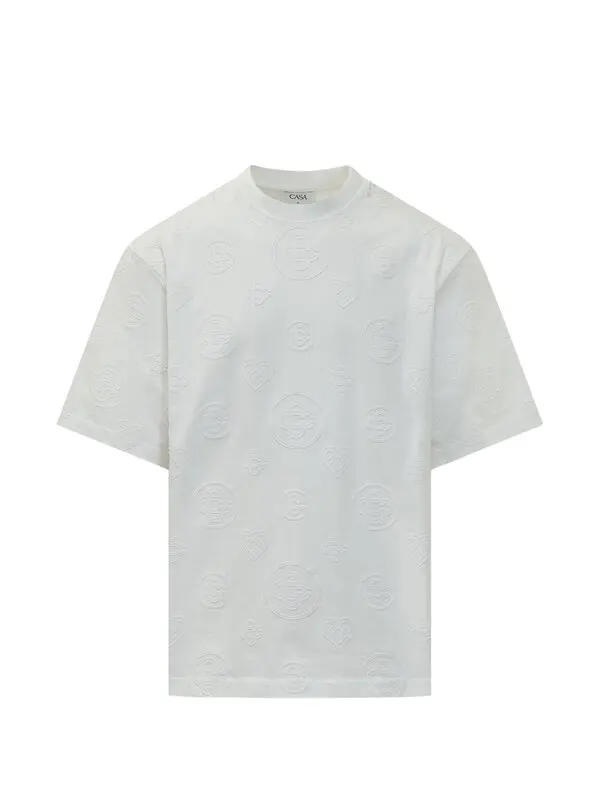 Casablanca Monogram Oversized T-shirt - White