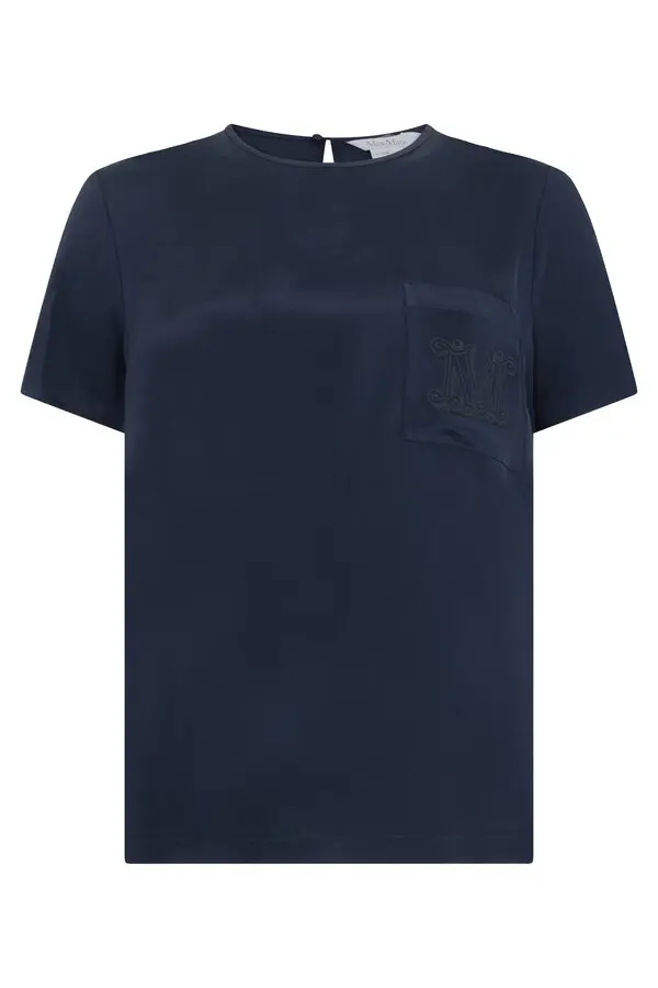 Max Mara Short-sleeve Round-neck T-shirt