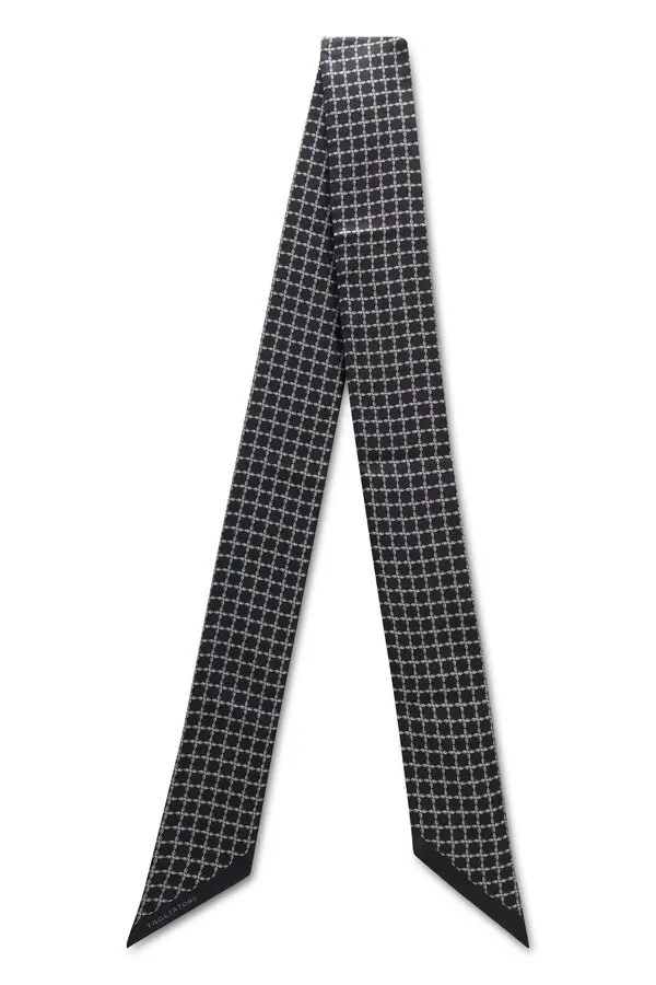 Tagliatore Tie With Geometric Patterns - Black