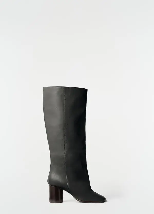 LEMAIRE Crease Sleeve Calf Leather Boots