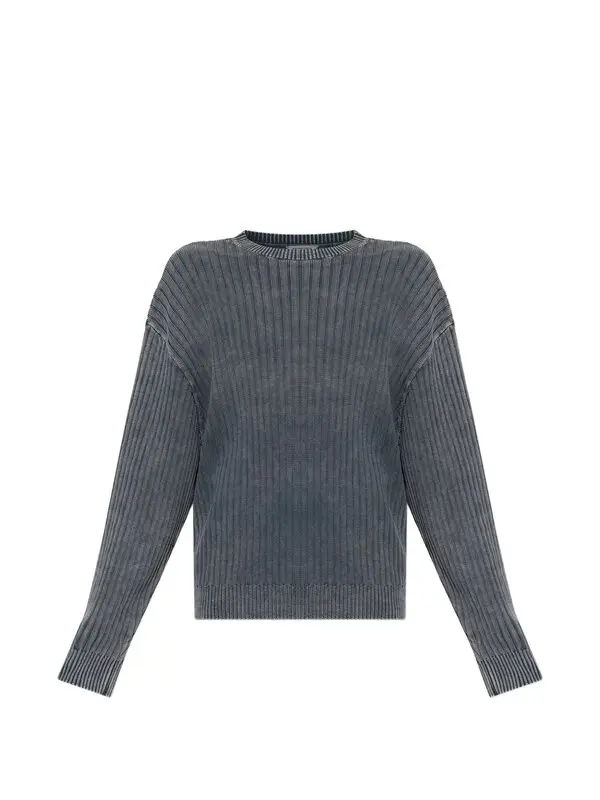 Balenciaga Ribbed Knit Crewneck Sweater