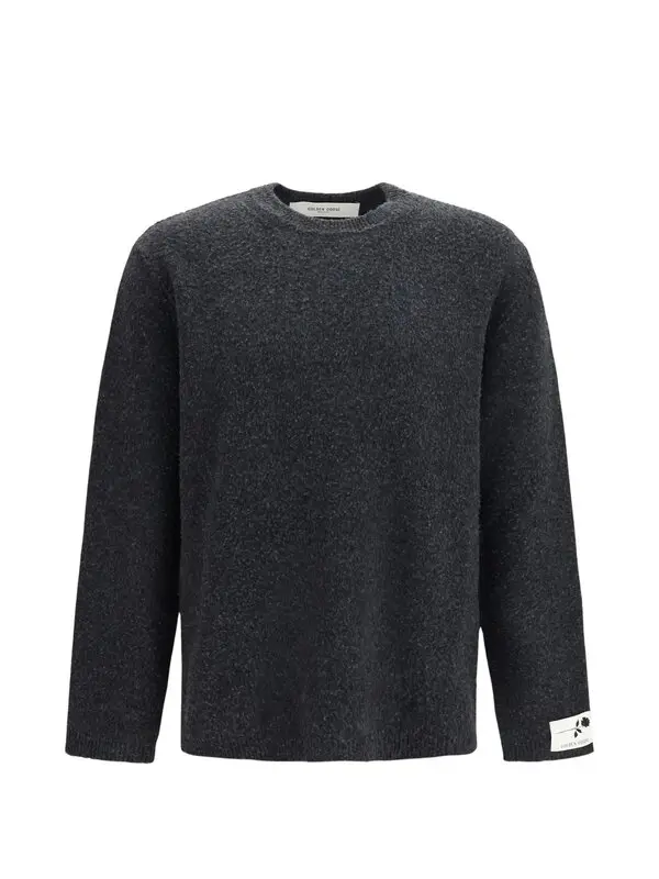 GOLDEN GOOSE Journey Merino Wool Sweater With Patch Detail