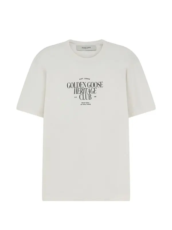 GOLDEN GOOSE Journey Regular Fit Gauze Cotton T-shirt