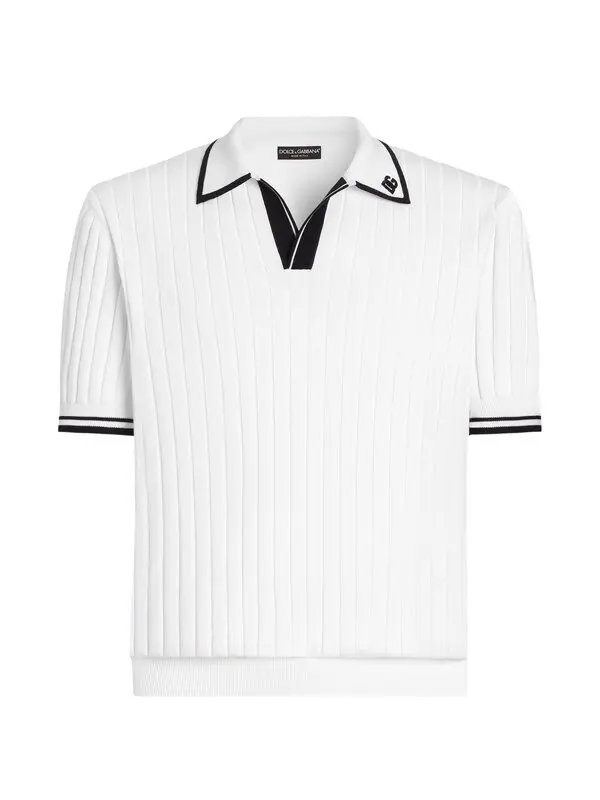 Dolce & Gabbana Polo Mc - Biancoblu