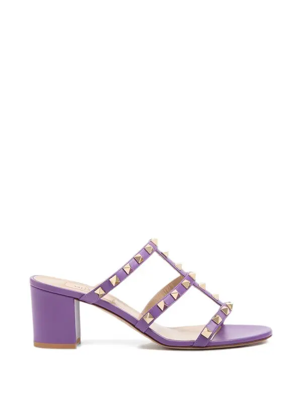 Valentino Garavani Rockstud Sandals - Viola