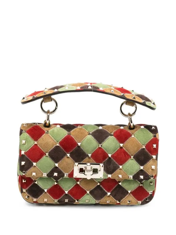Valentino Garavani Rockstud Spike Mini Small Shoulder Handbag - Havbegmint