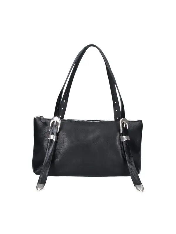 Our Legacy Forever Cowhide Mini Crossbody Bag - Black