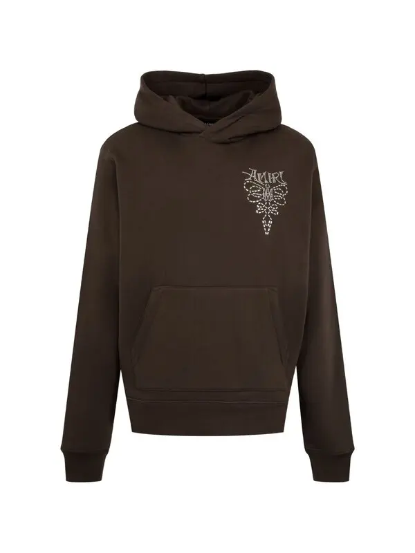 Amiri Lasso Embroidered Hoodie - Black