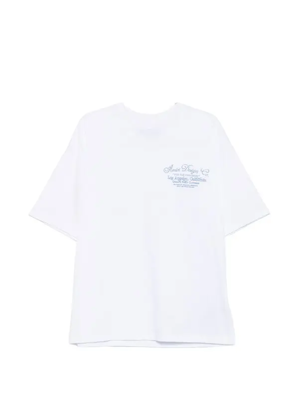 Amiri Dreamers Chain Stitch Oversized Tee
