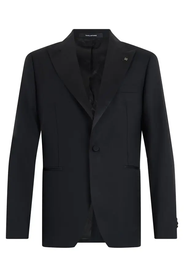 Tagliatore Complete Virgin Wool Suit, Notch Lapel Single-breasted Jacket & Trousers