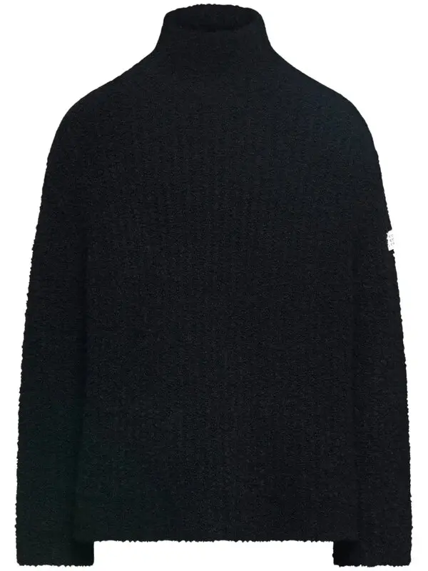 MAISON MARGIELA Textured Turtleneck Sweater - Black