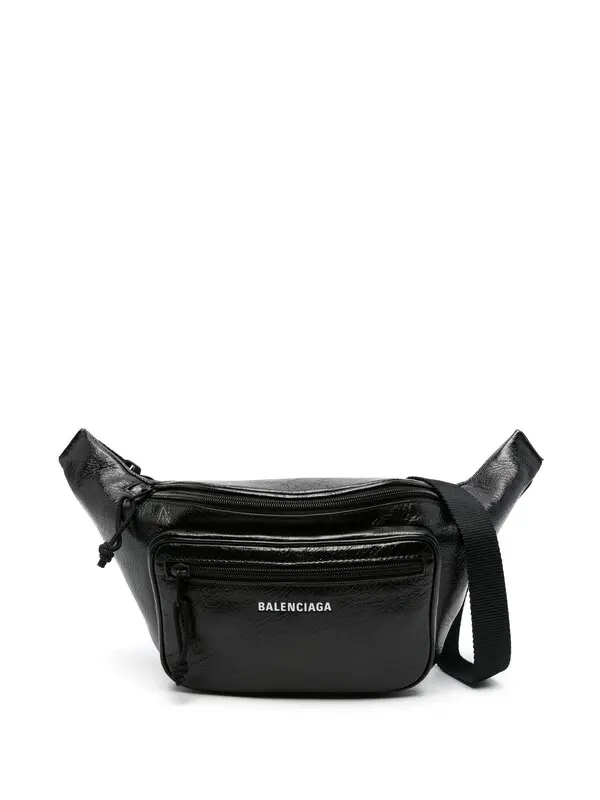 Balenciaga Explorer Beltpack Mini Pouch Bag - Black