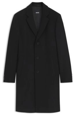 BOSS Slim-fit Coat In A Wool Blend