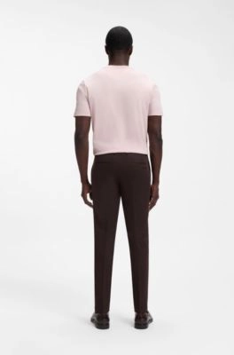 BOSS Slim-fit Cotton-blend Pants