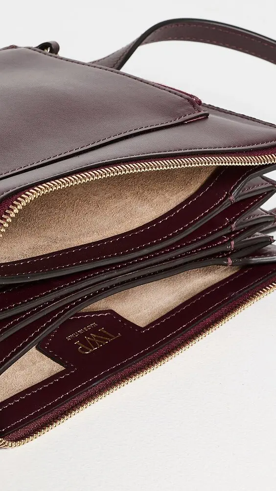 TWP Leather Accordion Clutch