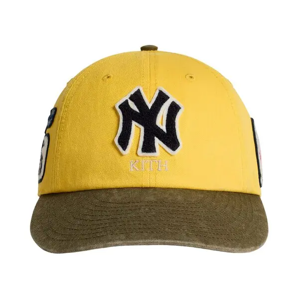 Kith X '47 For The New York Yankees Clean Up Round Visor Cap 'buzz