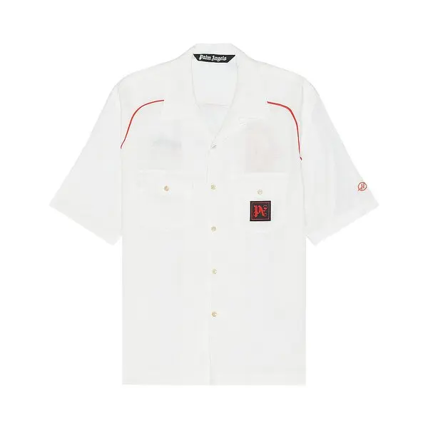 Palm Angels Bowling Shirt 'off /red