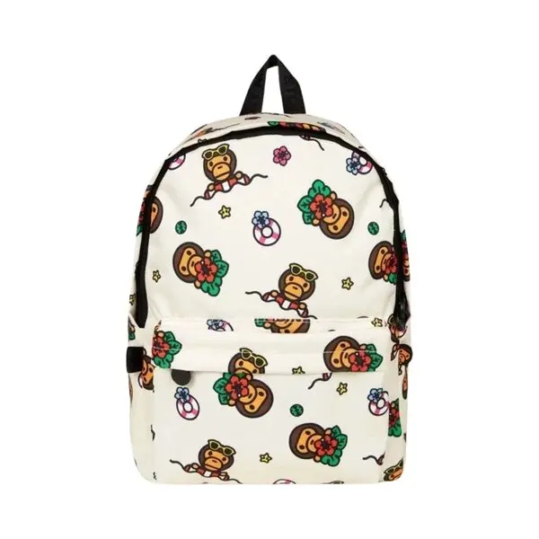 A BATHING APE Baby Milo Medium Backpack 'ivory - Cream