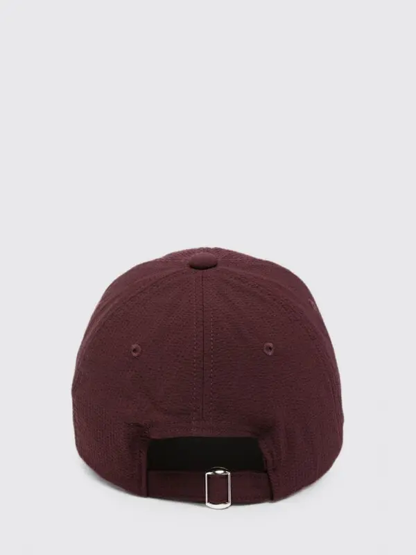 Emporio Armani Polyester Baseball Cap With Rigid Visor And Applied Logo - Brown