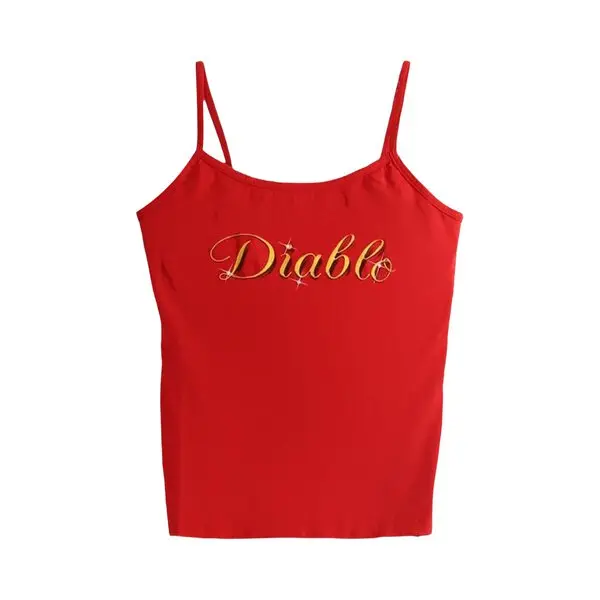 WILLY CHAVARRIA Diablo Cholita Tank Tops