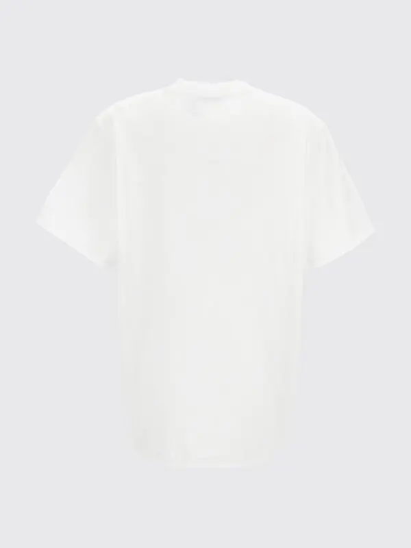 Stella McCartney Cotton Crew Neck T-shirt With Macramé Inserts