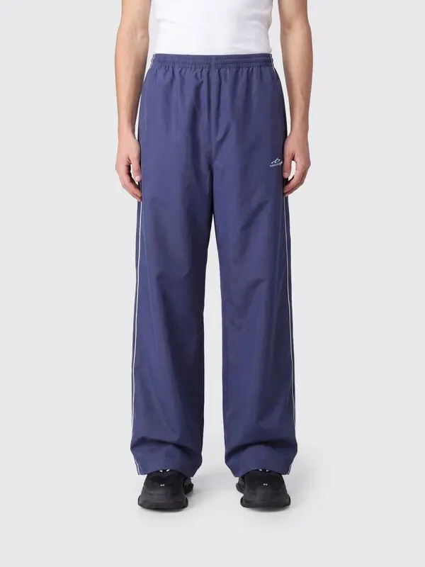 Balenciaga Cotton-blend Jogging Trousers With An Elasticated Waist And Logo
