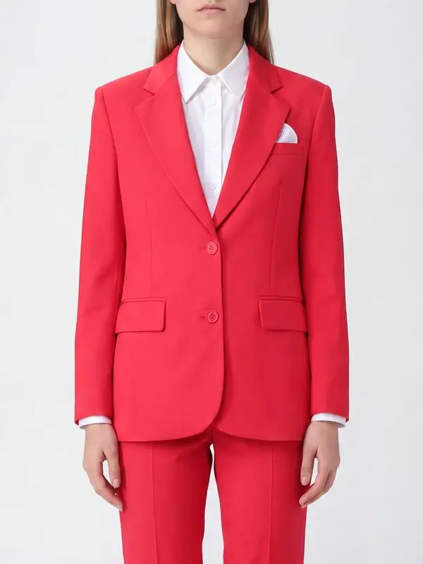 Elisabetta Franchi Single-breasted Cropped Crêpe Blazer With Lapel Collar