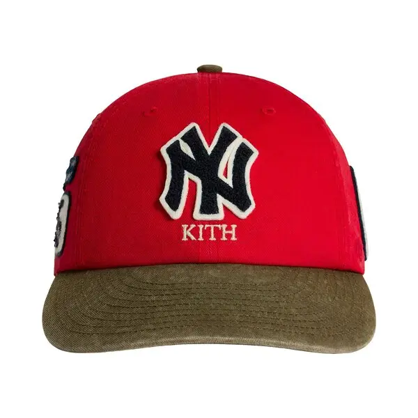 Kith X '47 For The New York Yankees Clean Up Round Visor Cap 'retro