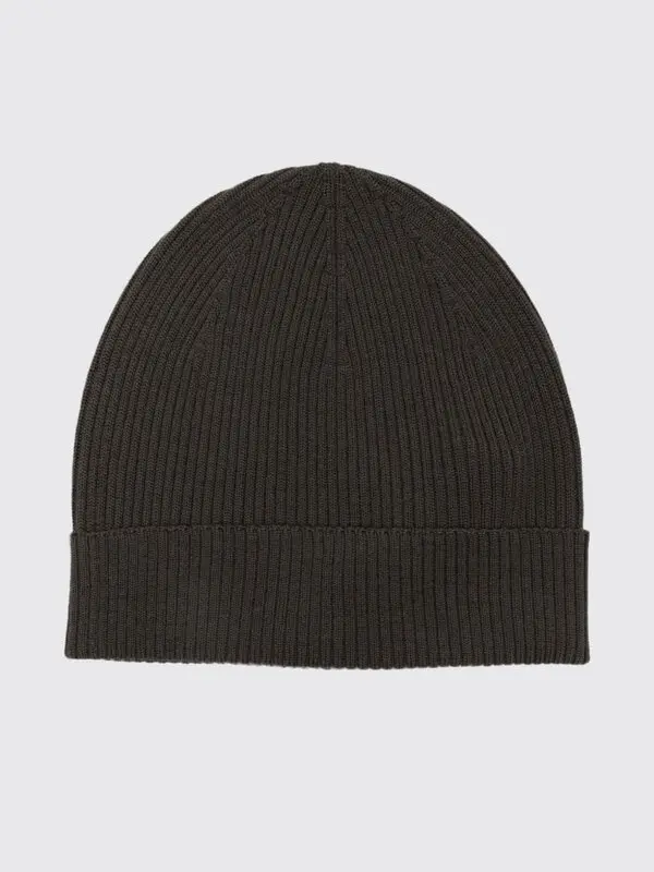 Rick Owens Pure Virgin Wool Beanie With A Classic Design And Cuff - Grey
