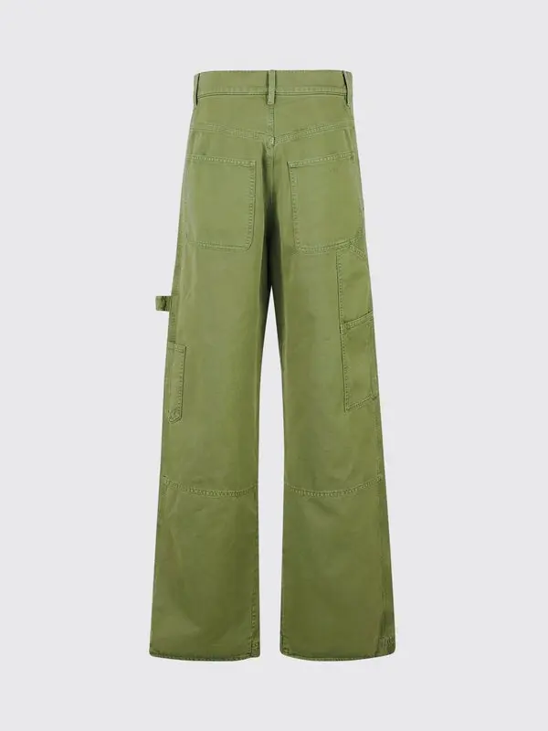 Marni High-waisted Wide-leg Trousers In Cotton Jersey With Belt Loops