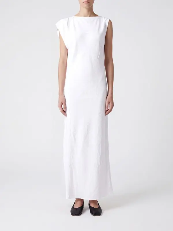 Jacquemus One-shoulder The Drap Longue Gown In Viscose Blend