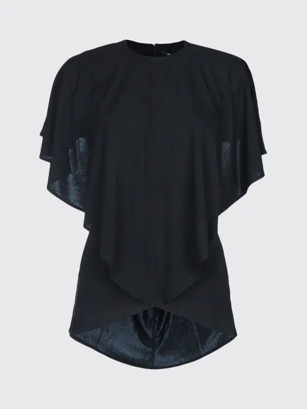 Jacquemus Relaxed Fit Crêpe Blouse With Asymmetric Hem
