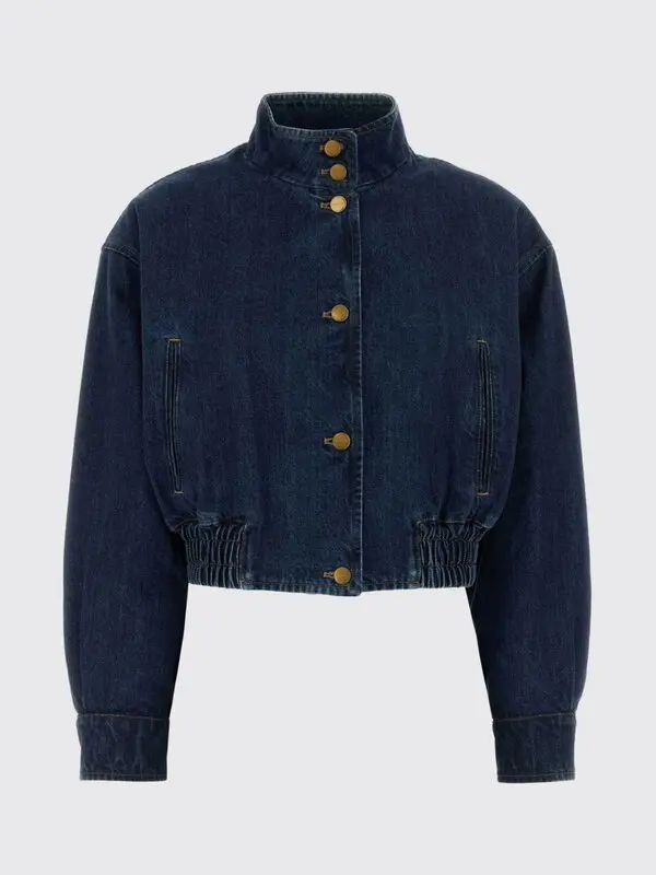 JIL SANDER Cropped Relaxed Fit Cotton Bomber Jacket
