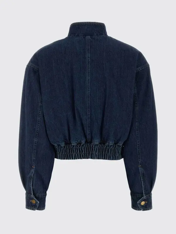 JIL SANDER Cropped Relaxed Fit Cotton Bomber Jacket