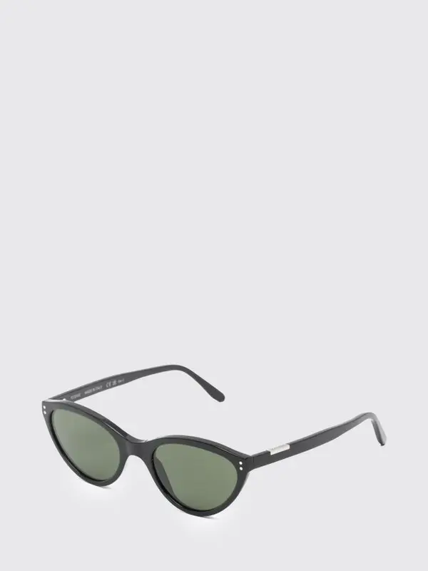TOTEME Acetate Cat-eye Sunglasses With Engraved Logo On The Temples - Black