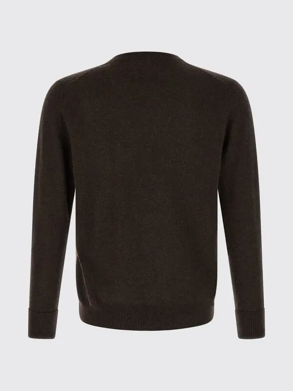 BALLANTYNE Argyle Pattern 100% Cashmere Crewneck Jumper - Fa02