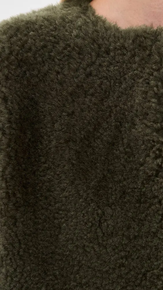 Vince Reversible Shearling Car Coat
