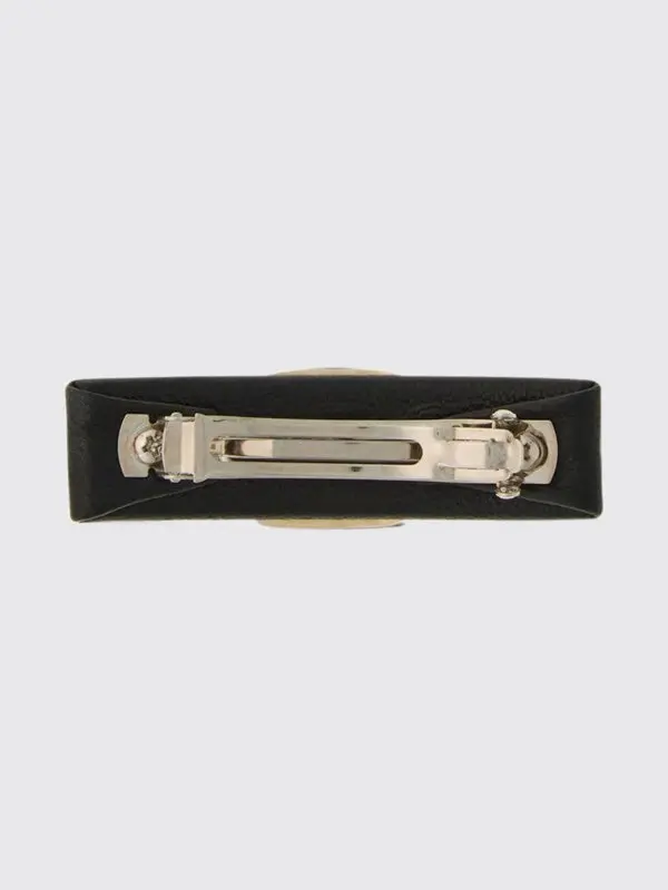 FERRAGAMO Vara Bow Calf Leather And Brass Hair Clip