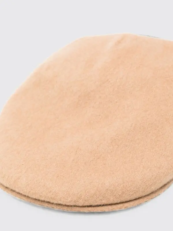 Borsalino Hair Beret With A Logo Plaque
