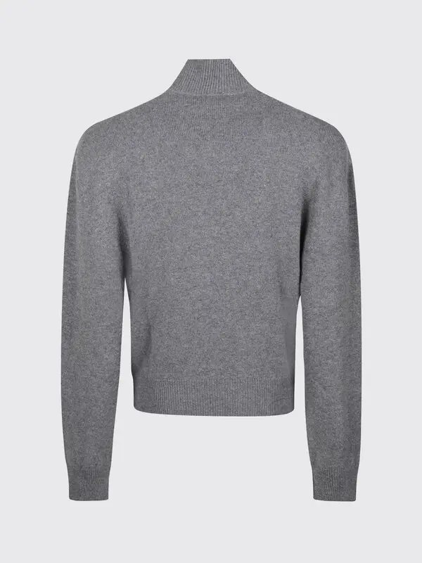 Rhude Slim Fit Half-zip Roll Neck Jumper In Pure Cashmere