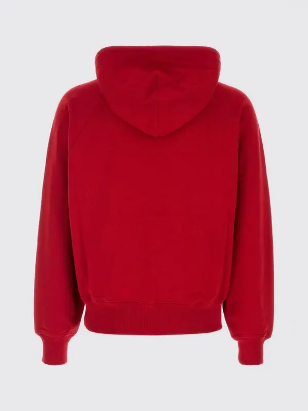 AMI Paris Cotton Hoodie With Kangaroo Pocket